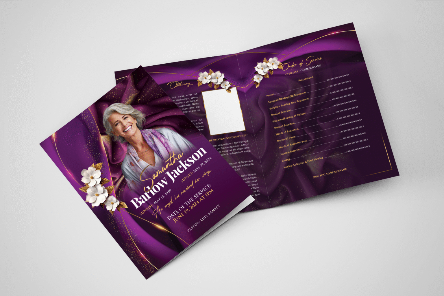 Funeral Flyers | Custom & Elegant Funeral Prints